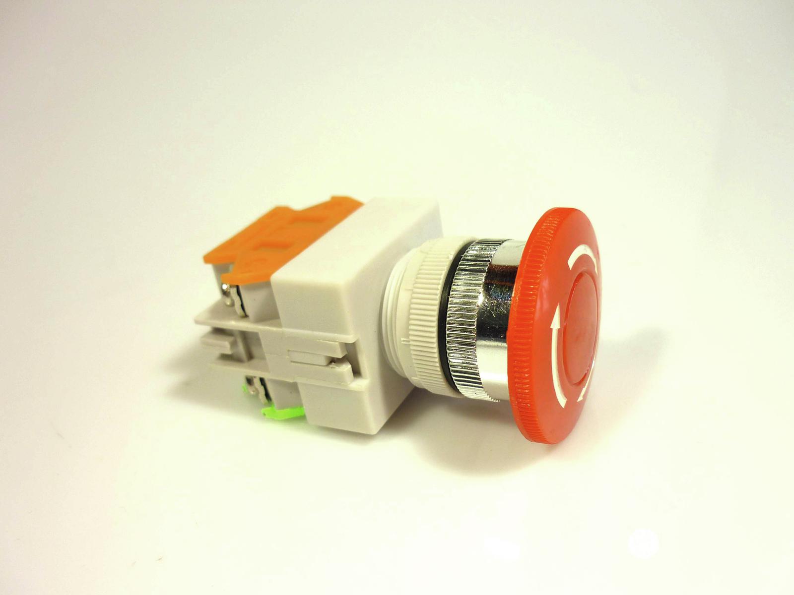 Knob red Laser-emergency-stop-switch - Buzz-Shop.nl